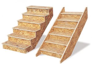 OSB stair treads